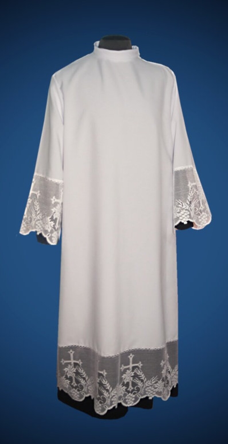 Lace alb chasuble vestments | Etsy
