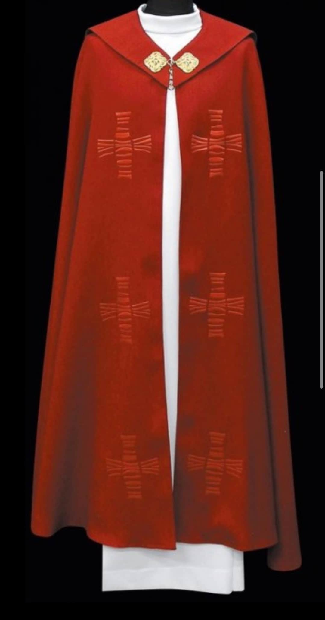 Red Cope Chasuble Vestments - Etsy