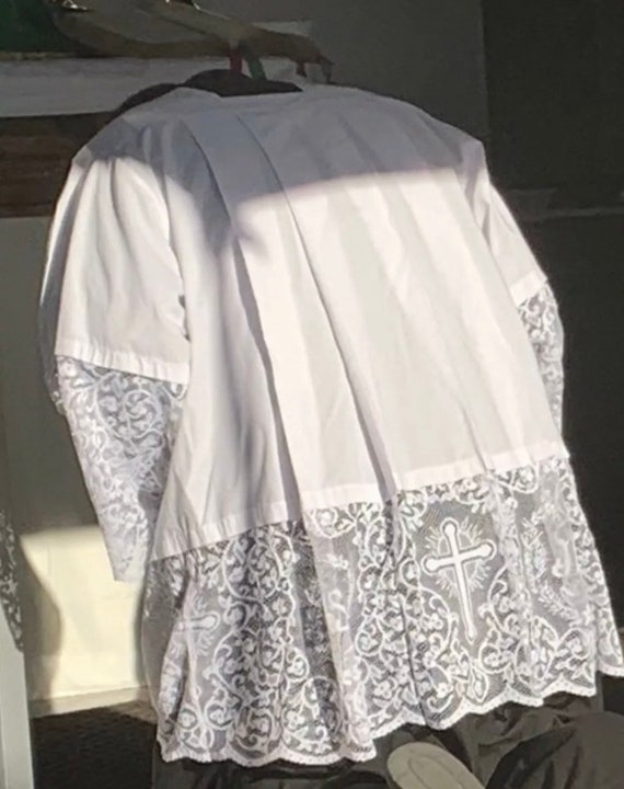 Lace Surplice Catholic Pattern