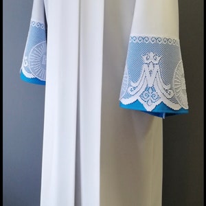 Marian Lace Alb With Square Neck Chasuble Vestments - Etsy