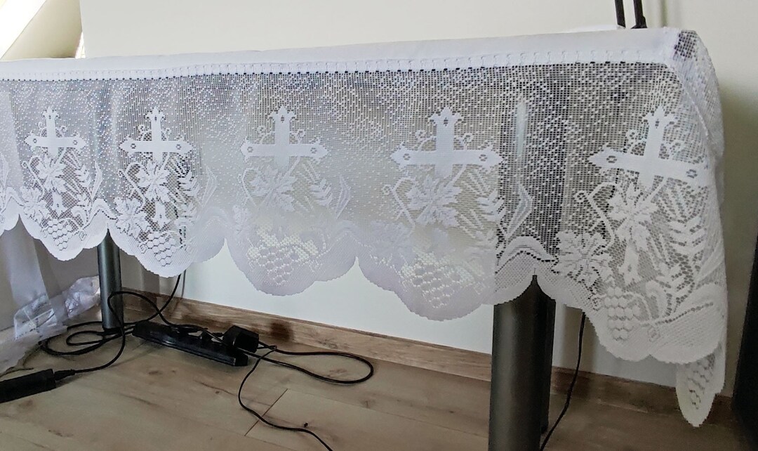 Brand New Altar Cloth With Lace - Etsy