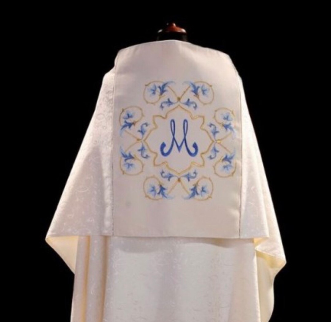 White Marian Humeral Veil - Etsy