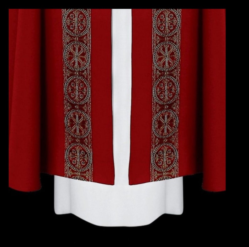 Red Cope Chasuble Vestments - Etsy