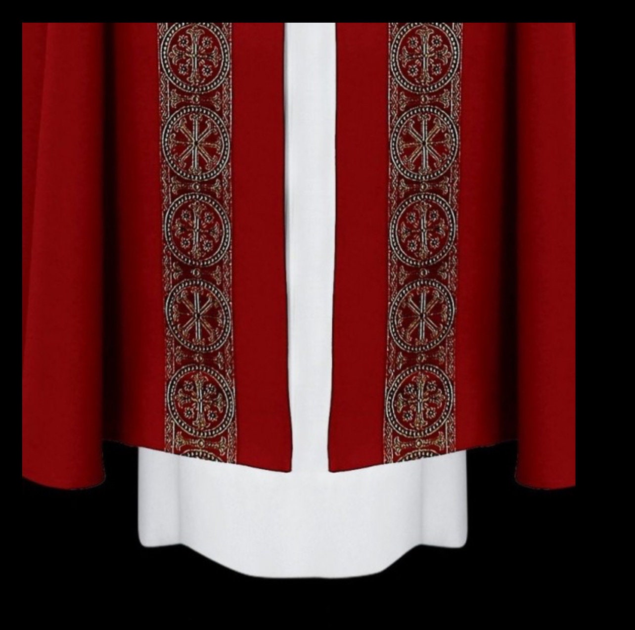 Red Cope Chasuble Vestments - Etsy