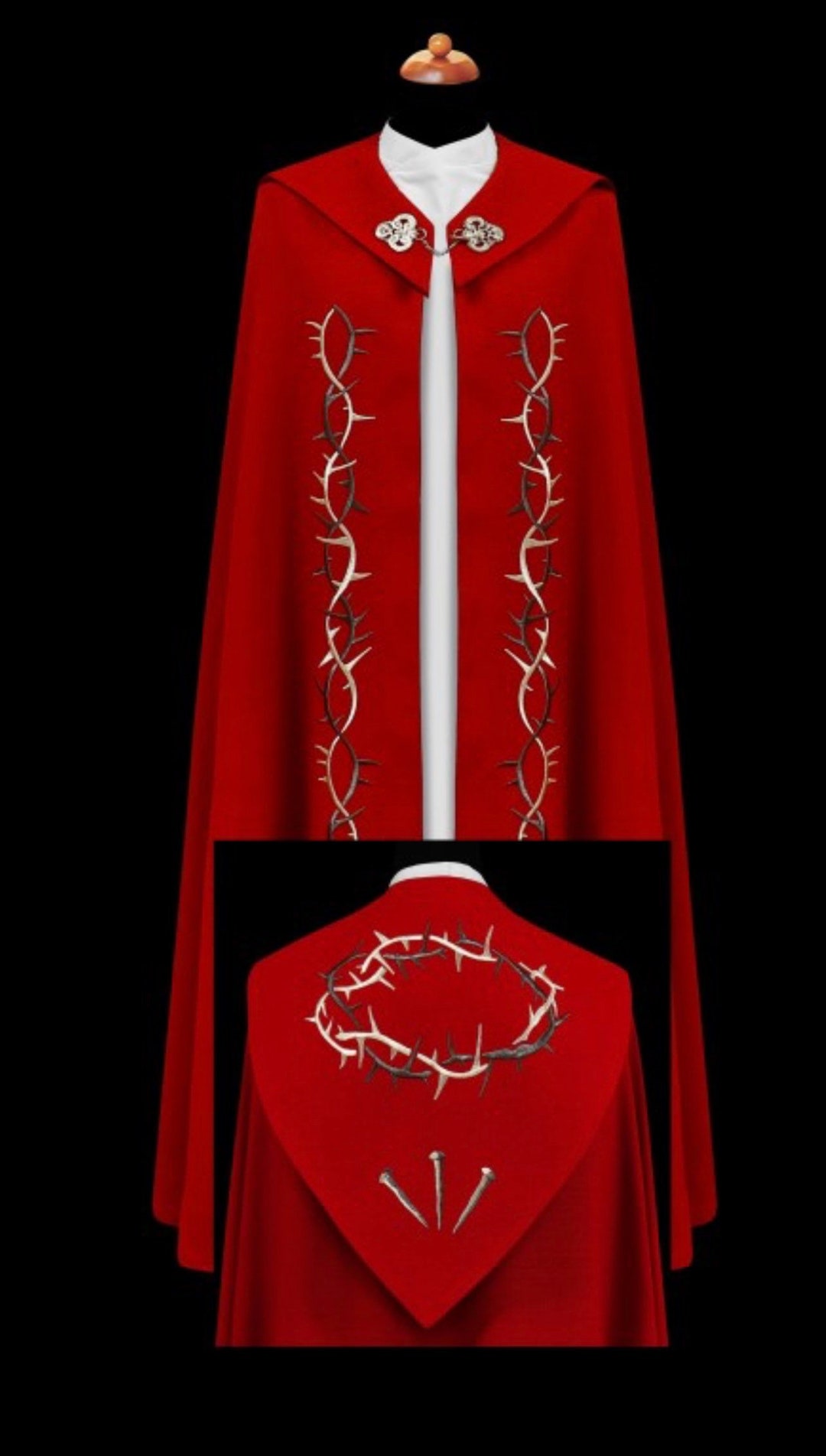 Red Cope Chasuble Vestments - Etsy