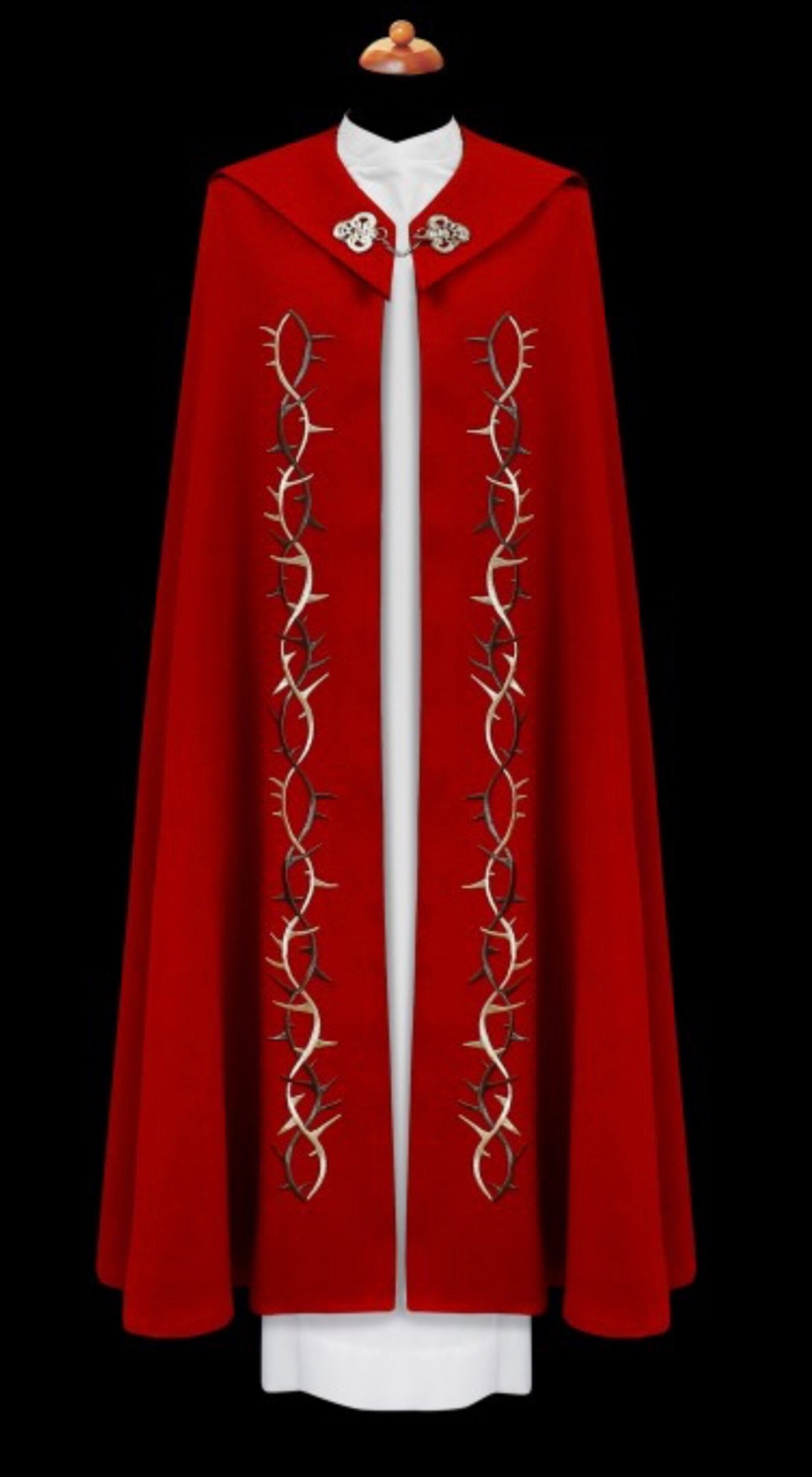 Red Cope Chasuble Vestments - Etsy