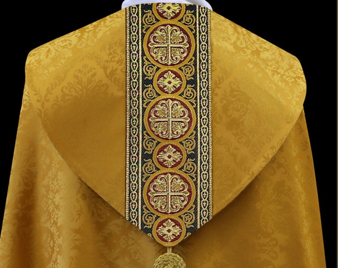 Humeral Veil - White Veil , Vestments for Priest, Liturgical Chasuble ...