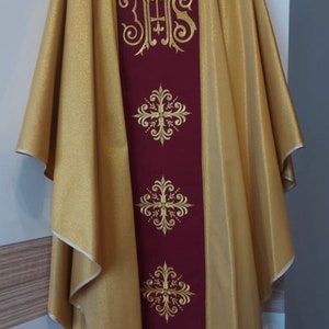 Gold Brocade Chasuble Vestments - Etsy