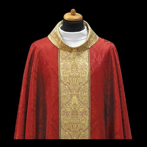 Roman Style Cope With a Stole Gold Red Cope Chasuble - Etsy
