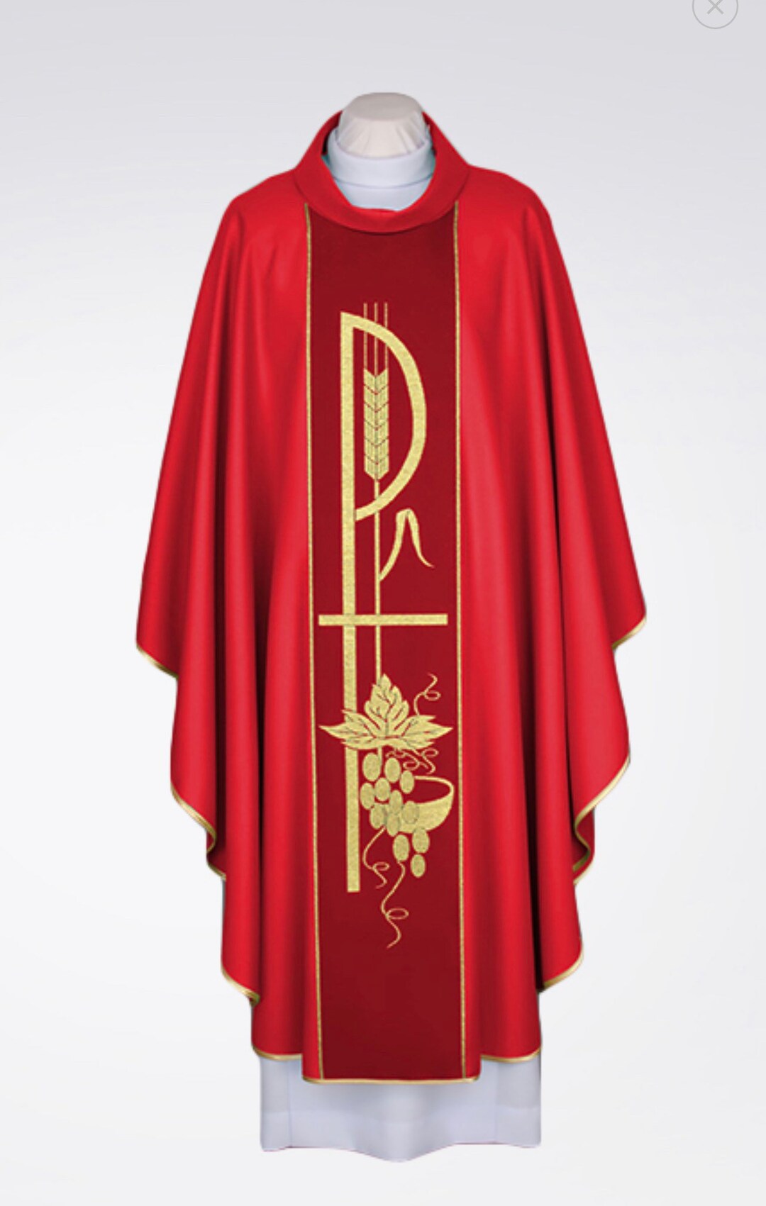 Red Chasuble Vestments - Etsy
