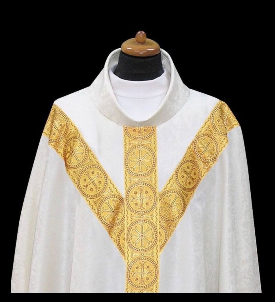White Chasuble Vestments - Etsy