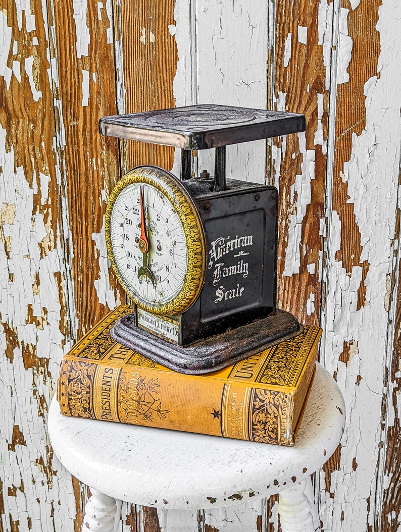Antique Scale From 1912 Vintage Scale American Cutlery Co Scale Black ...