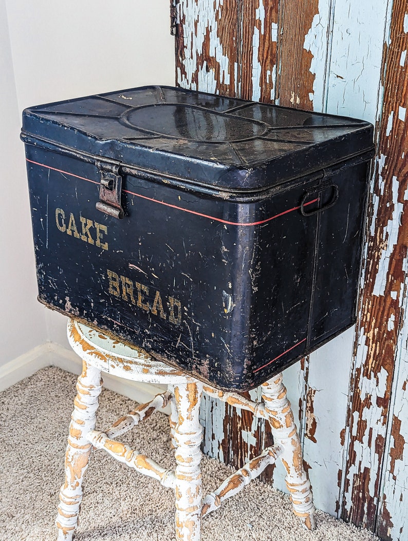 Antique Bread Box Antique Bread Tin Antique Kreamerware - Etsy