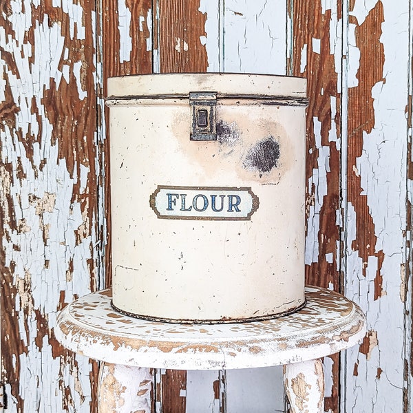 Flour Tin - Etsy