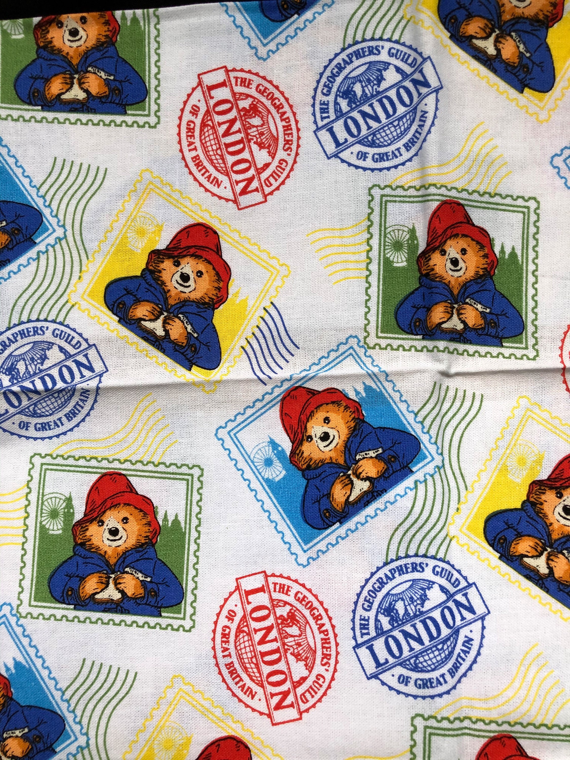 Paddington Bear Cotton Face Mask Reusable Face Mask Face | Etsy