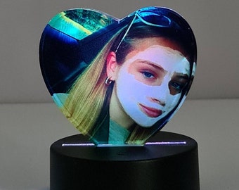 Crystal Glass Photo Frame - Etsy UK