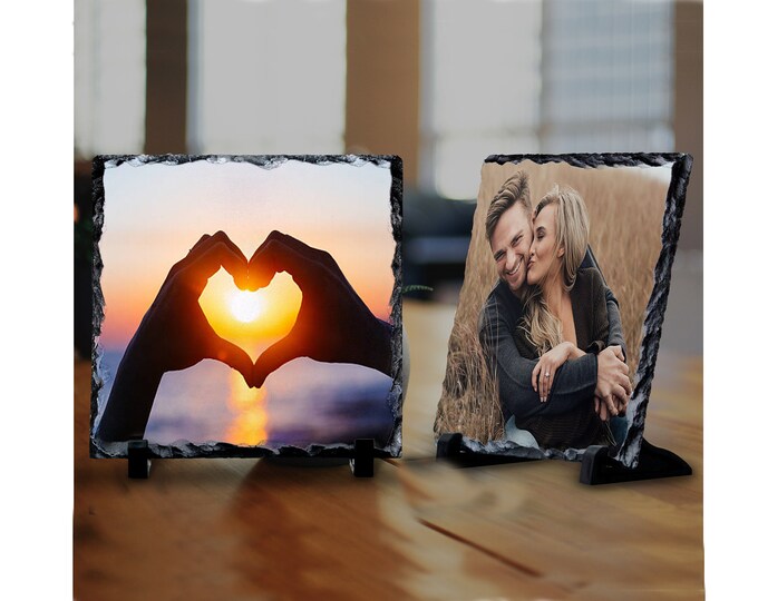 Graduation Photo Slate PERSONALIZED Photo on Rock Slate Makes Beautiful ...