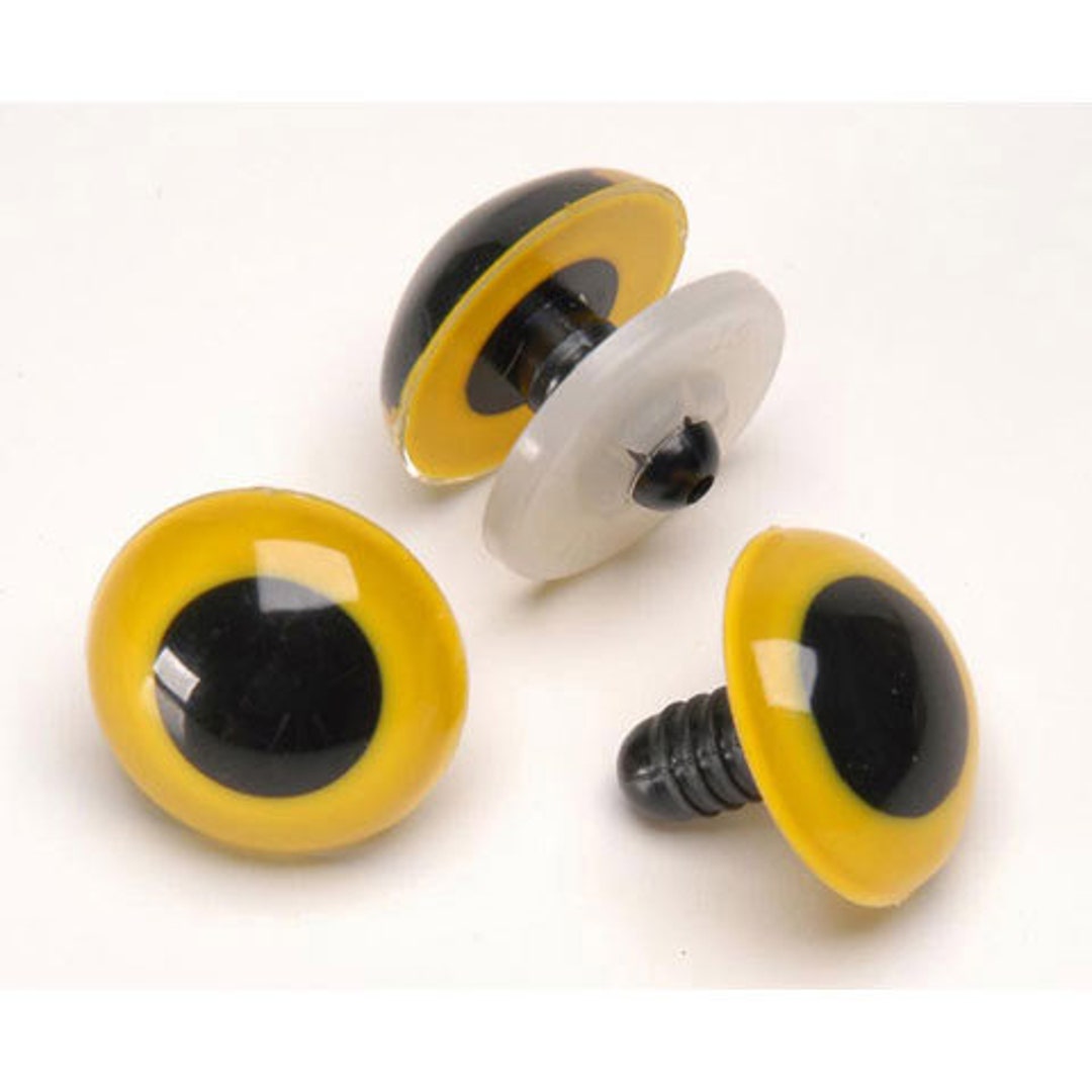 24mm Yellow Iris Safety Eyes: Amigurumi Doll Eyes (1 Pair) - Etsy