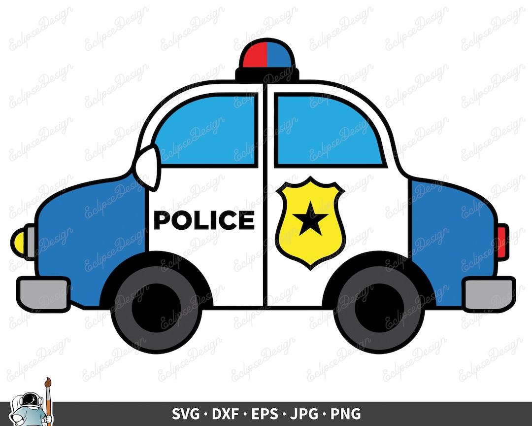 Police Car SVG Cop Clip Art Cut File Silhouette Dxf Eps Png - Etsy Canada