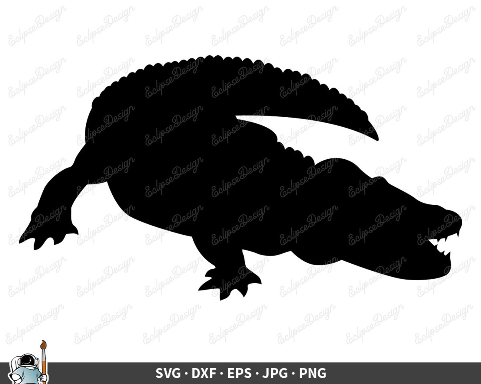 Alligator SVG Alligator Clip Art Alligator Clipart Alligator - Etsy