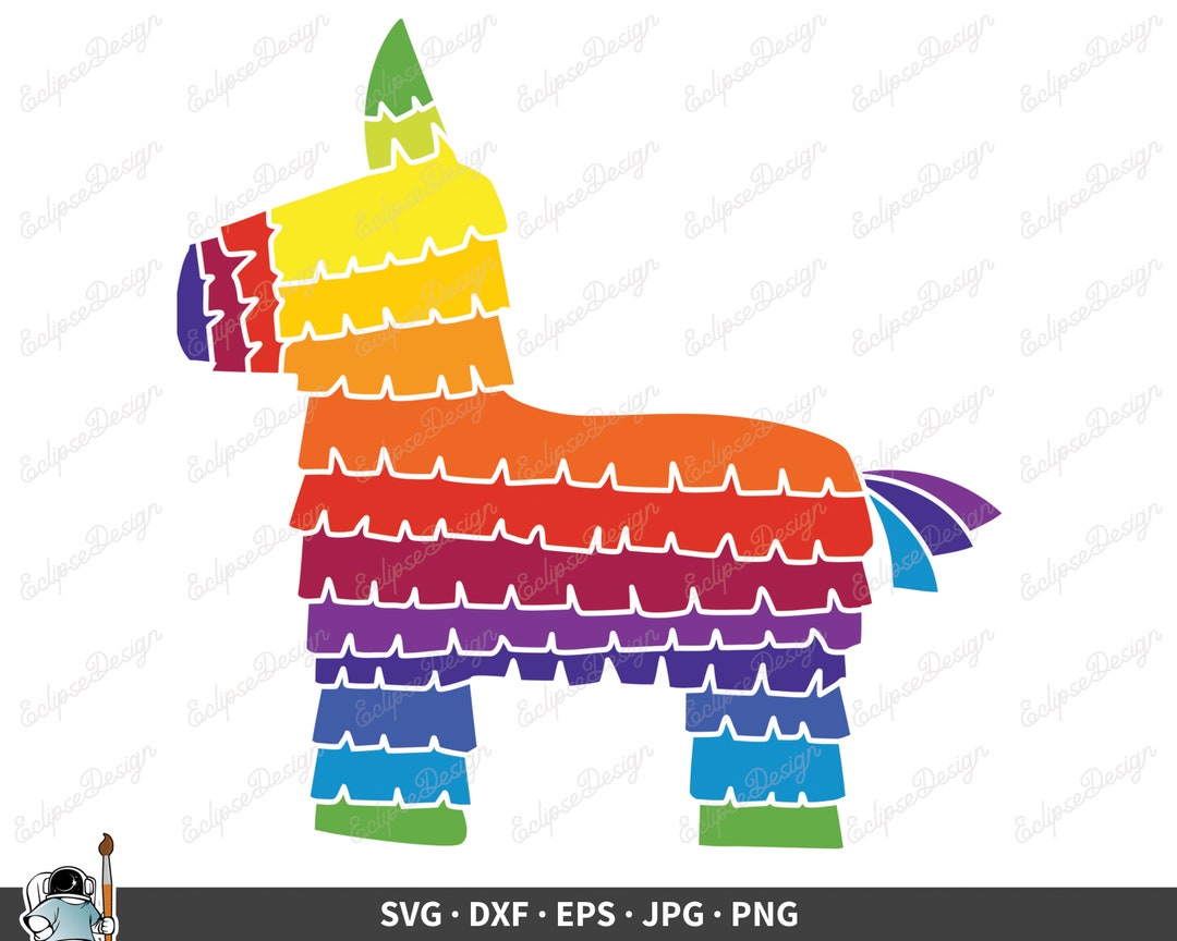Pinata Fiesta SVG Clip Art Cut File Silhouette Dxf Eps Png - Etsy