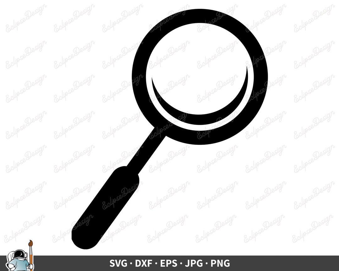 Magnifying Glass Sleuth SVG Detective Clip Art Cut File - Etsy