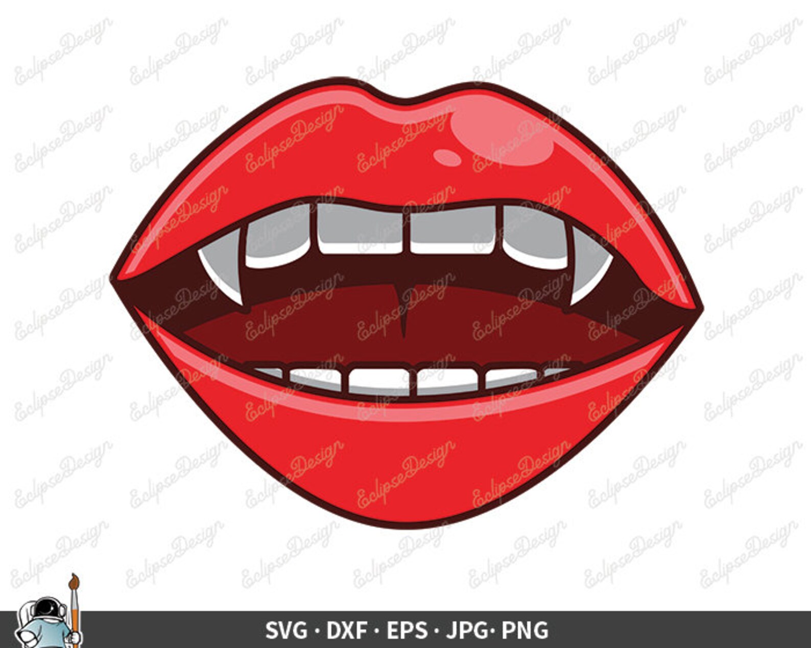 Vampire SVG Vampire Lips Vector Vampire Clipart Vampire Cricut - Etsy