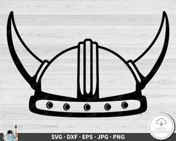 Viking Helmet Clipart Black And White