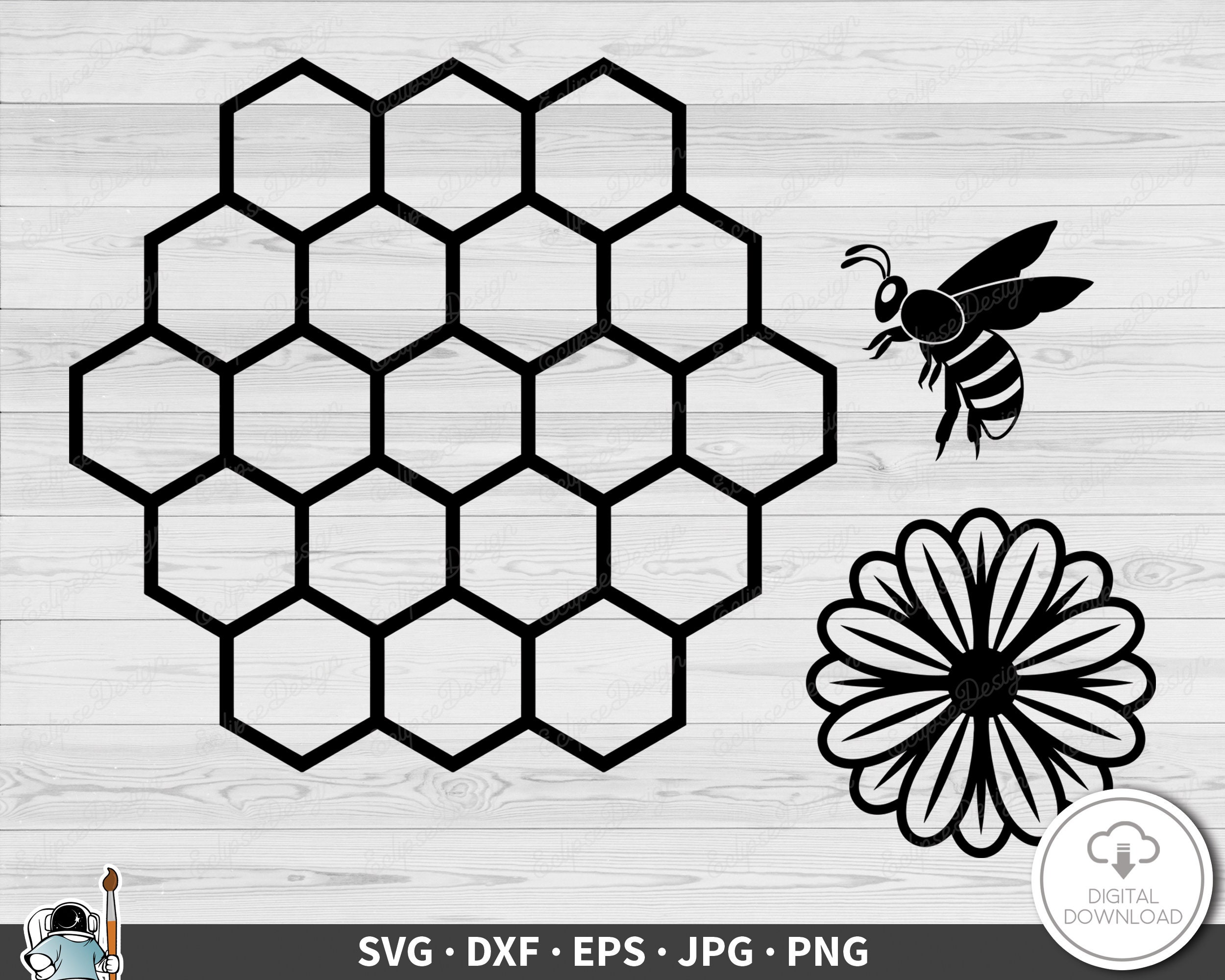 Bee Silhouette Clip Art