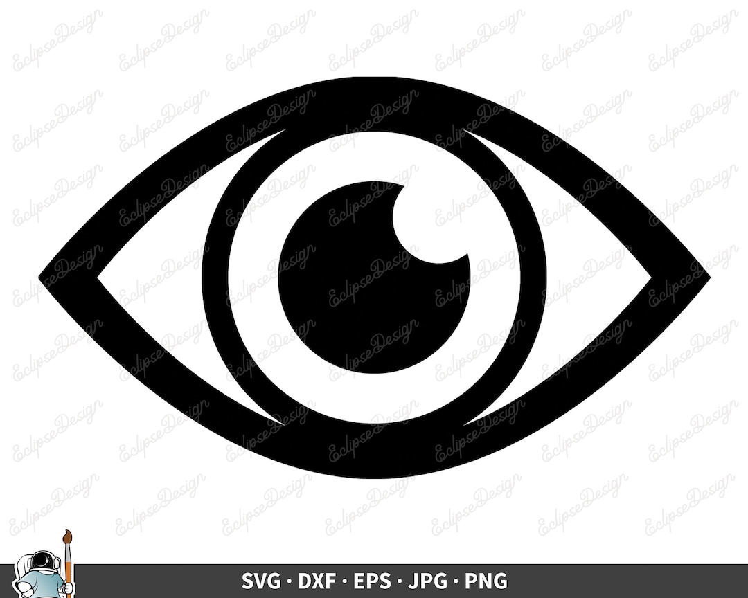 Ojo SVG Eye Icon Clip Art Vector Eyeball Clipart Eye Cricut - Etsy México