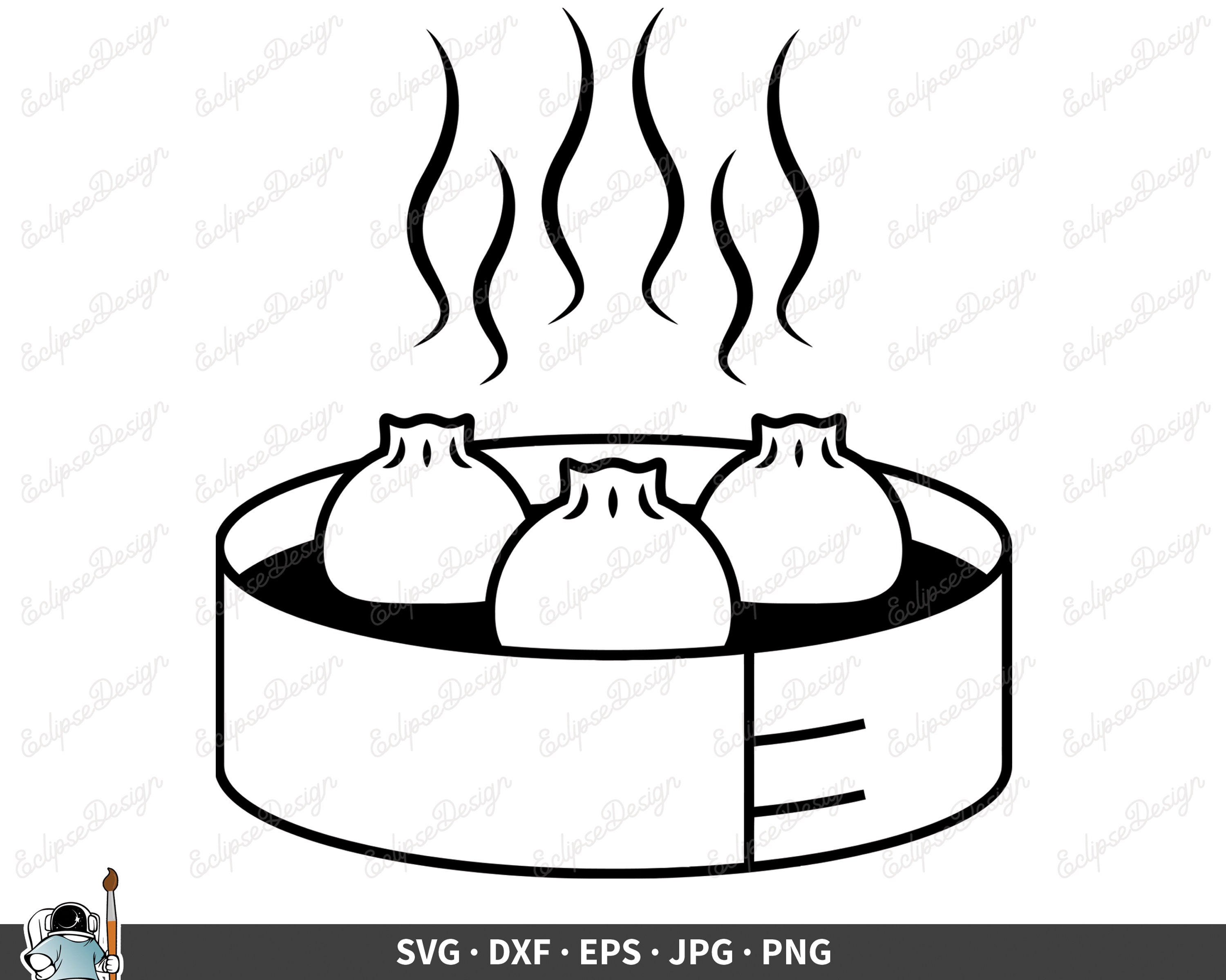 Steaming Food Clip Art