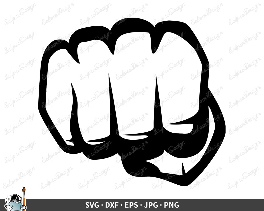 Fist SVG Punch Vector Fist Clipart Fist Cricut Fist Cut File - Etsy Finland