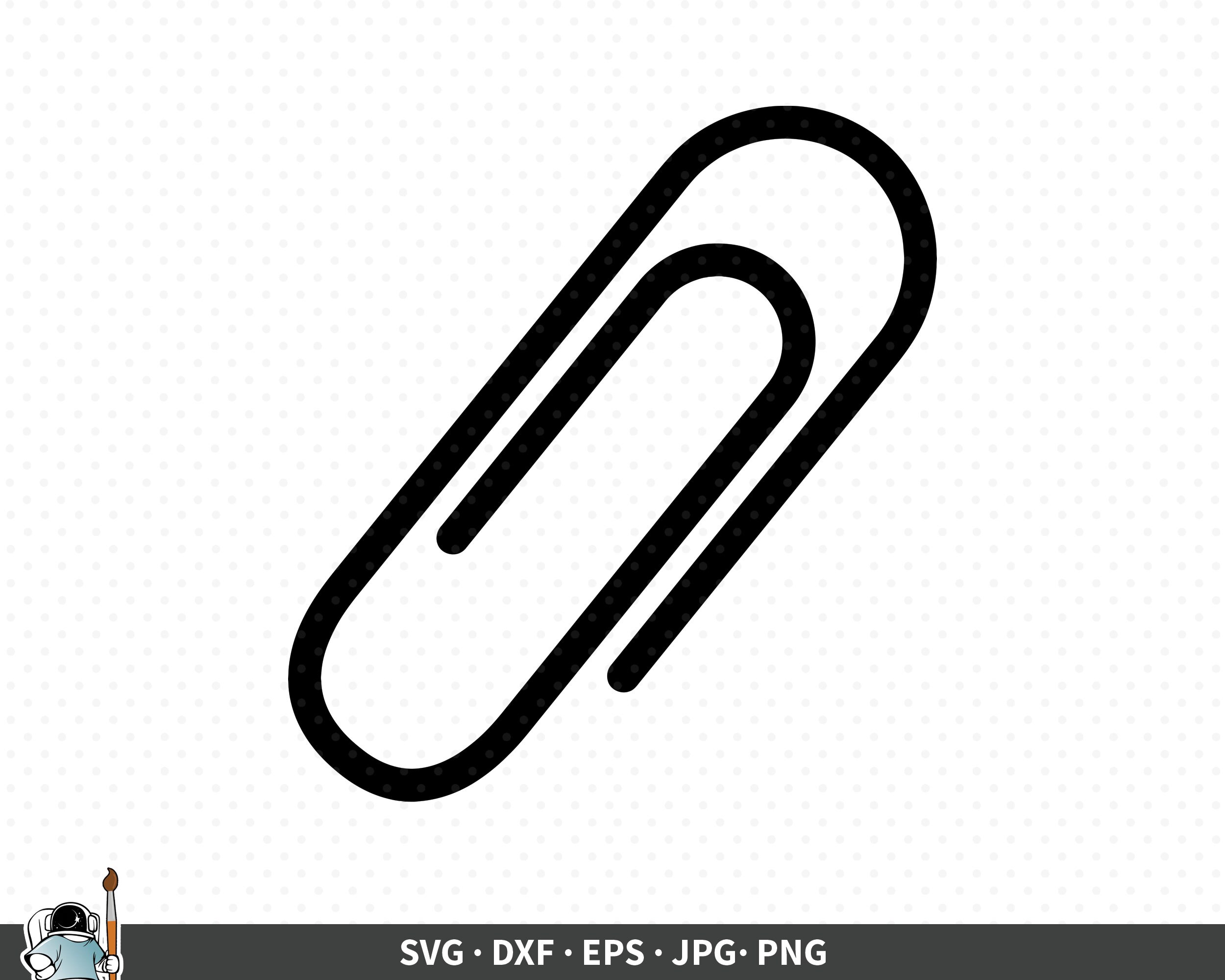 Paperclip SVG Paperclip Vector Paperclip Clipart Paperclip | Etsy