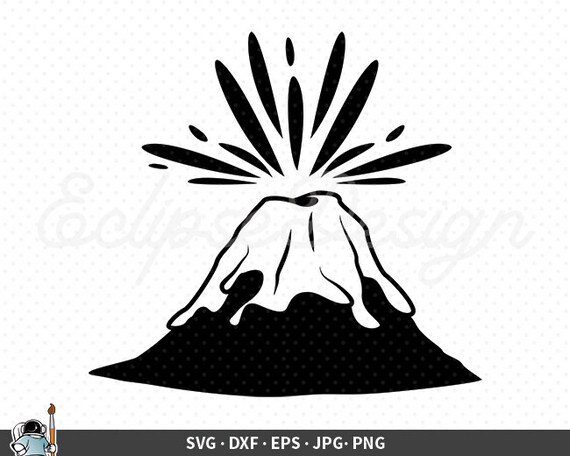 Art & Collectibles Clip Art Volcano Tshirt,Volcano Clipart,Volcano ...