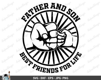 Father Son Svg - Etsy