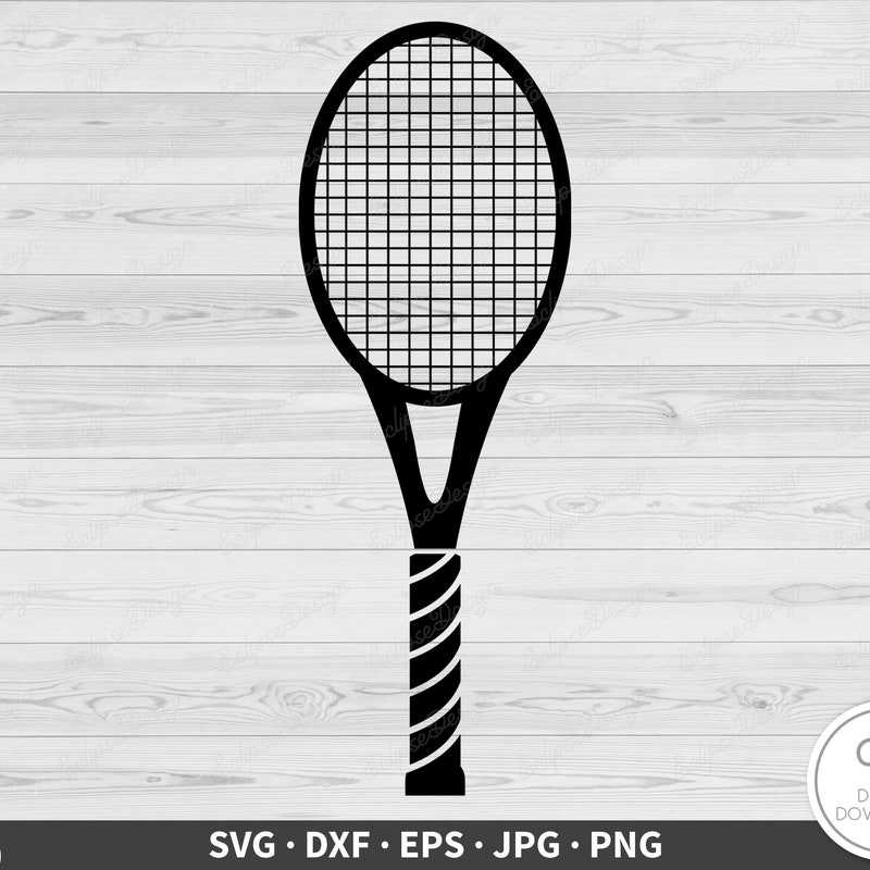 Tennis Racket Svg - Etsy