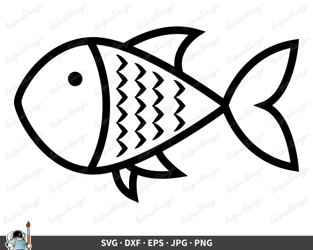 Snow Background Clipart Black And White Fish