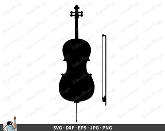 Cello Clipart Svg - Etsy