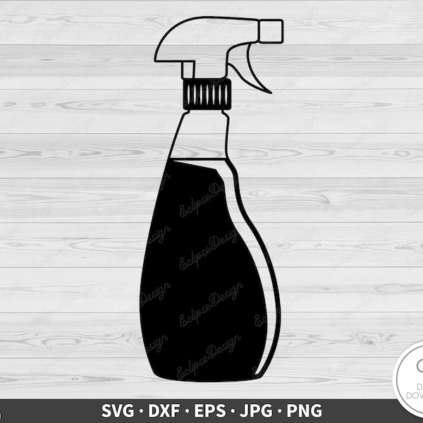 Spray Bottle Svg - Etsy