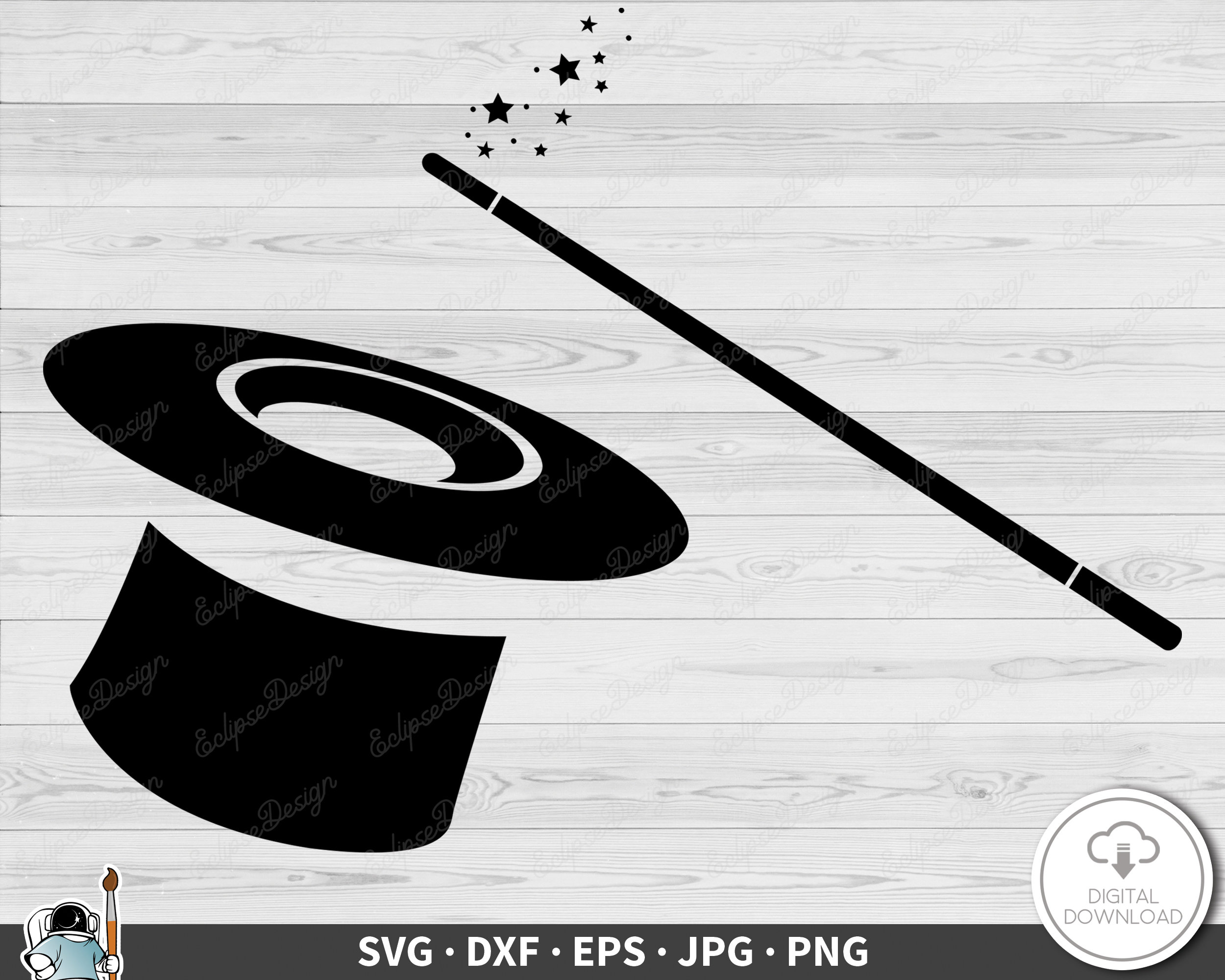 Magic Hat Silhouette