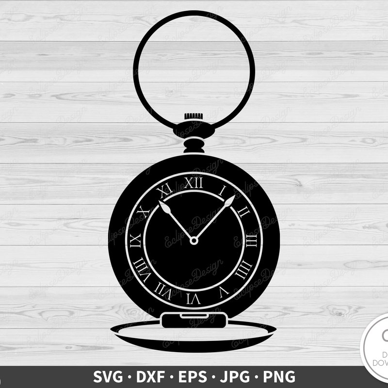 Pocket Watch Svg - Etsy