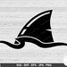 Shark Fin SVG Clip Art Cut File Silhouette Dxf Eps Png Jpg - Etsy