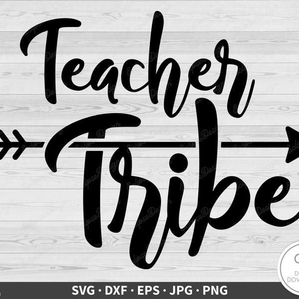 Teacher Tribe Svg - Etsy