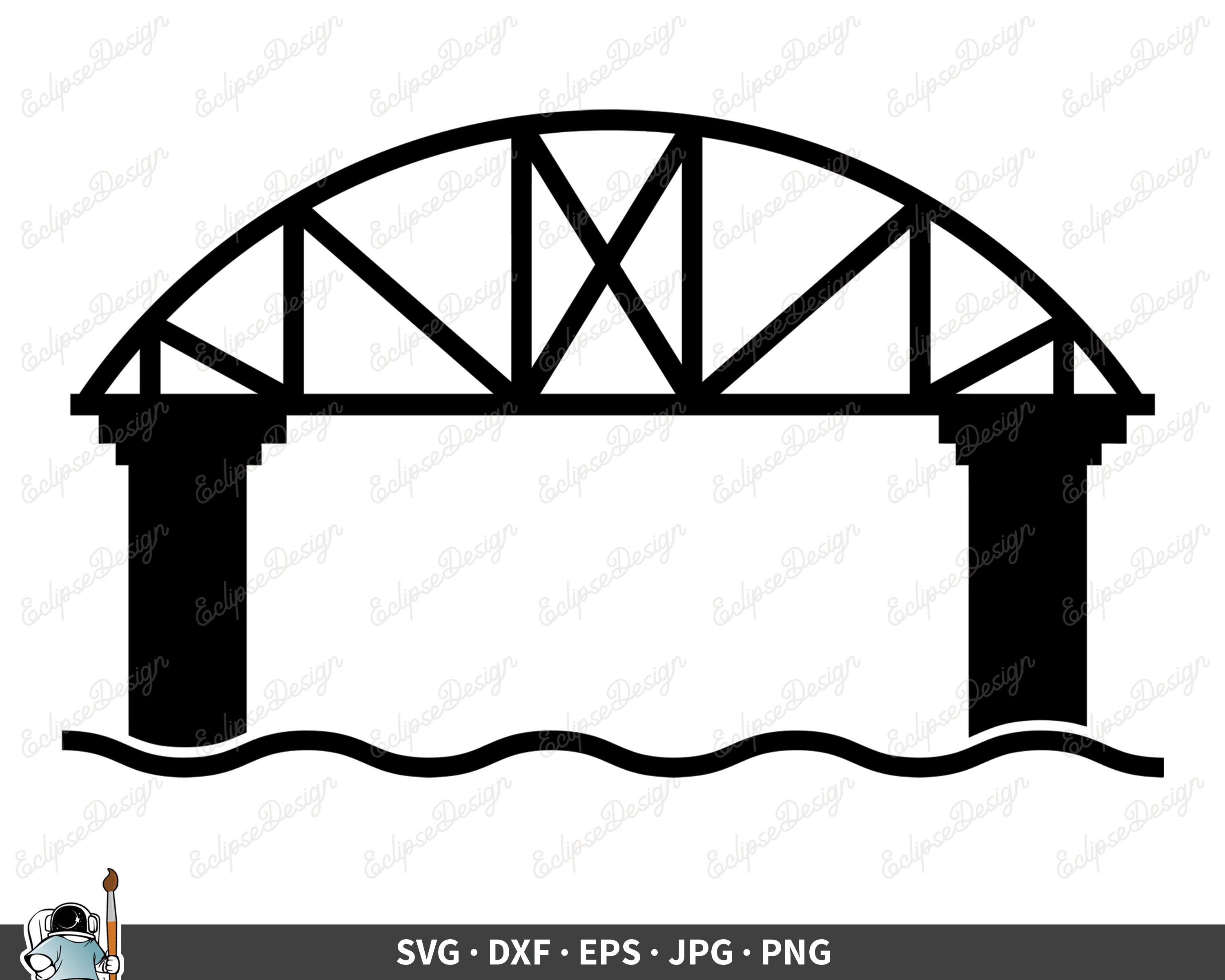 Over Bridge Images Clipart