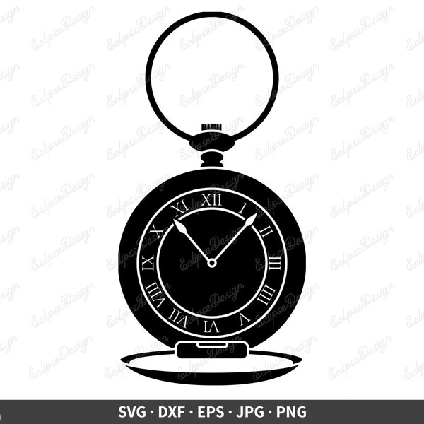 Pocket Watch Svg - Etsy