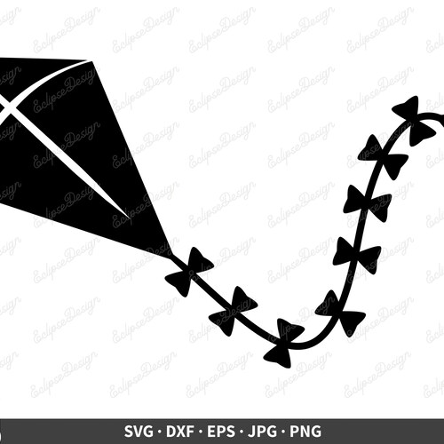 Kite Svg Png Dxf Kite Vinyl Cut File Kite Silhouette Files - Etsy