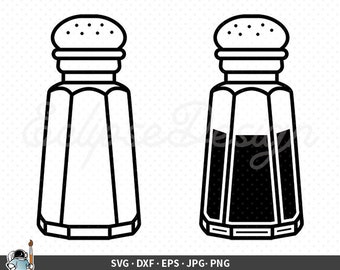 Salt and Pepper Svg | Etsy