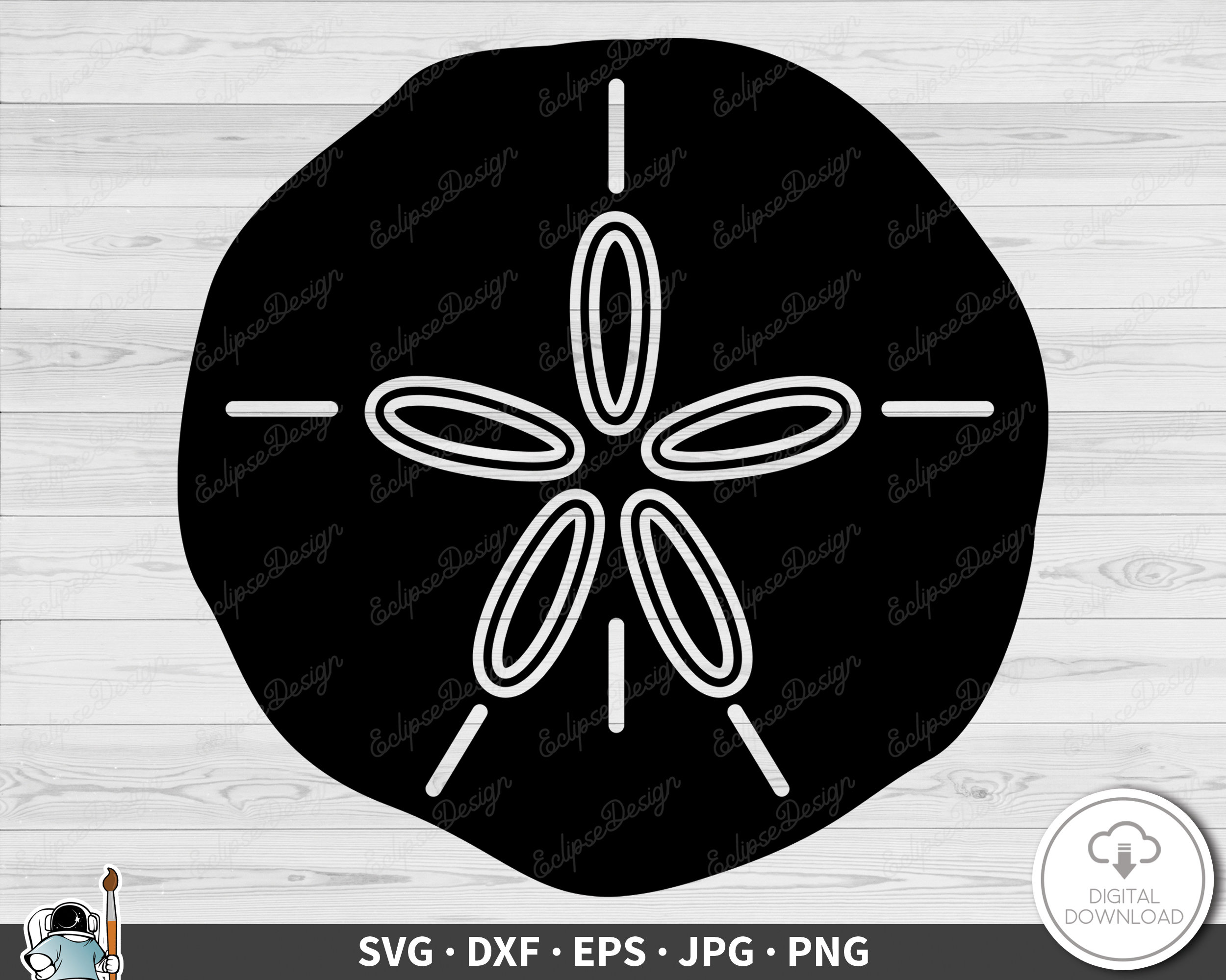 Sand Dollar Silhouette