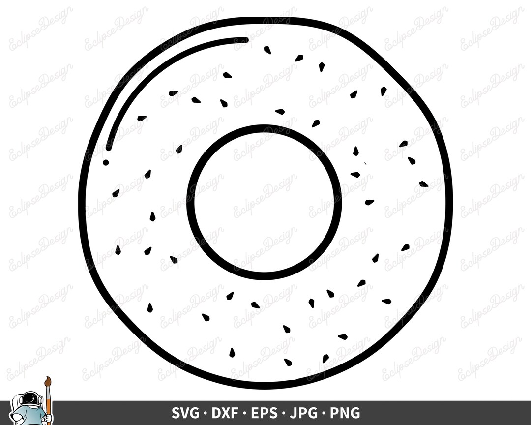 Sesame Bagel SVG Bagel Vector Bagel Clipart Bagel Cricut Bagel - Etsy