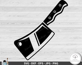 Meat Cleaver Svg, Butcher Svg, Cleaver Svg, Cleaver Cut Files, Cleaver ...